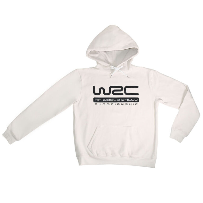 WRC Hoodie White | WRC-オフィシャルSHOP | 日本国内WRC公式グッズ正規販売店